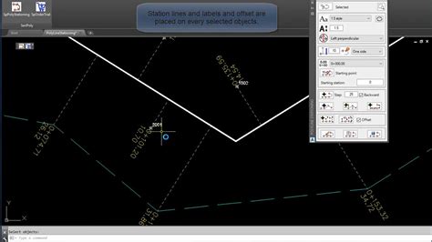 autocad stationing polyline youtube