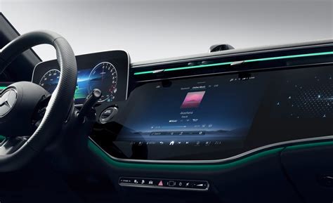 2024 Mercedes Benz E Class Sedans Interior Looks Comfy Tech Heavy