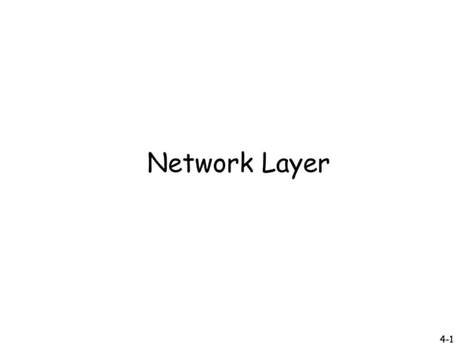 Unit Ii 3 Network Layer Data Link Layer Ppt