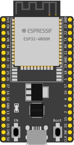 How To Use Esp 32 Wroom Dev Kit Pinouts Specs And Examples Cirkit Designer