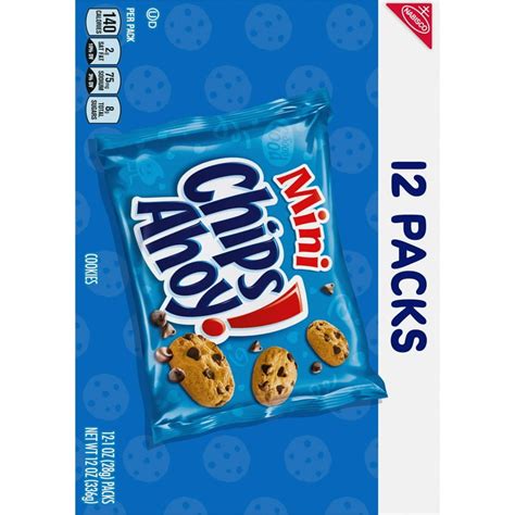 Chips Ahoy Mini Chocolate Chip Cookies Biscuits