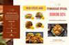 Gratis Contoh Brosur Makanan Keren Canva