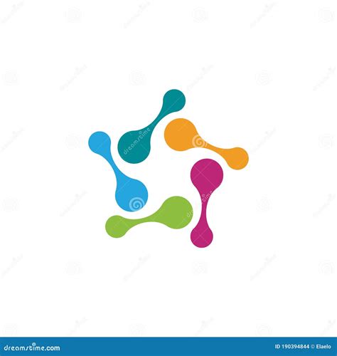 Meta Ball Icon Vector Design Stock Vector Illustration Of Element Molecule 190394844