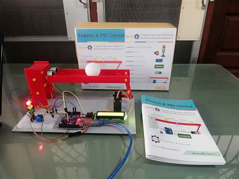 ชุดทดลอง Arduino Pid Control ควบคุมสมดุลลูกปิงปองบนคาน พร้อมอุปกรณ์และหนังสือการทดลอง ขาย