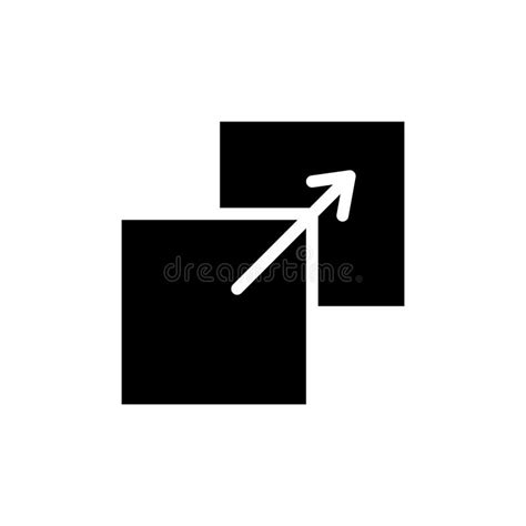 Window Maximize Icon Isolated On White Background Stock Illustration