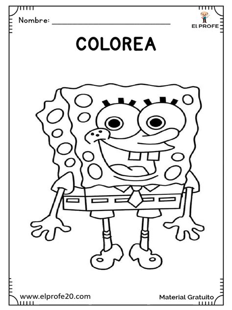Dibujos Animados Para Colorear Gratis Pdf