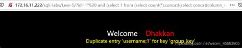 报错注入，布尔盲注——sqli labs第五、六、八关 sqli labs第几关是报错注入 csdn博客