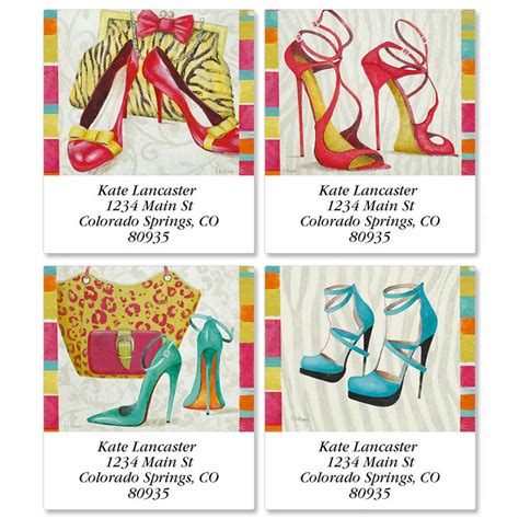 Classy Select Return Address Labels Colorful Images
