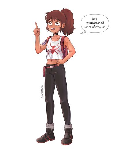 Anya Corazon Araña Teaching A Non A Spanish Speaker Of The Pronouncer