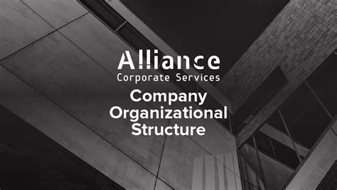 Organizational Structuring Alliance Advisers