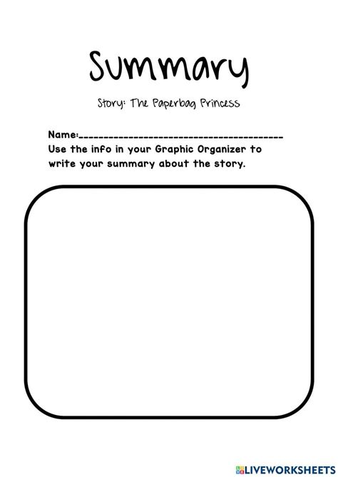 Summary Reading Activity Live Worksheets