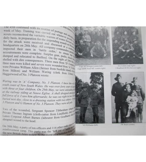 The 45th Battalion Aif By Neville Browning Limited Edition Book