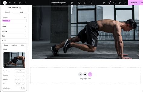 Div Block Element Elementor
