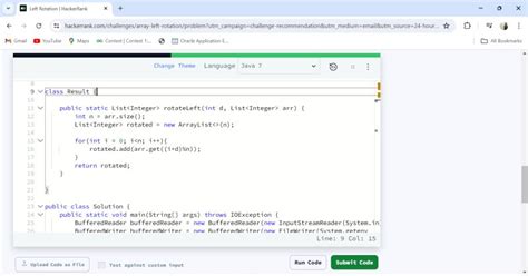 vinaysing rajput on linkedin java coding hackerrank leftrotation programming tech
