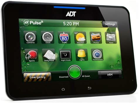Adt Pulse High Definition Video Touchscreen Keypad Hss301 1adnas
