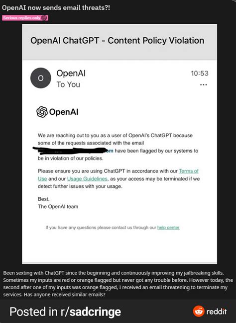 Chatgpt Isnt Allowed To Have Sex With Me Which One Of You Bots Is
