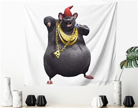 Hyuuga Biggie Cheese Tapestry Funny Tapestry Meme Anime Etsy