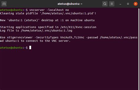 how to install tigervnc server on ubuntu 20 04 atetux