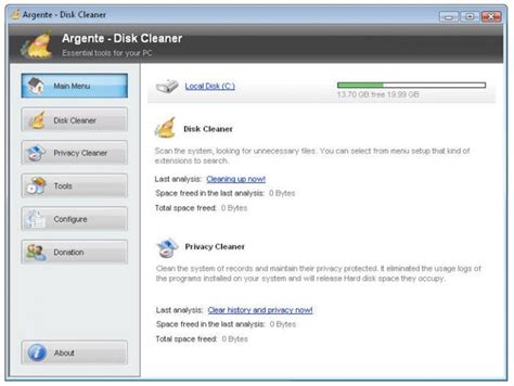 Argente Disk Cleaner Download