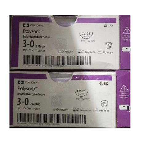 Polysorb Braided Absorbable Suture At Rs 3600piece Silk Braided