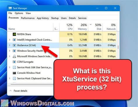 What Is Xtuservice 32 Bit Process In Task Manager Rwindows10howto