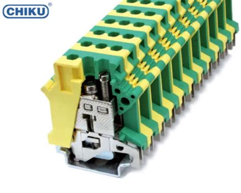 Din Rail Ground Screw Terminal Block High Quality Din Rail Ground Screw Terminal Block On