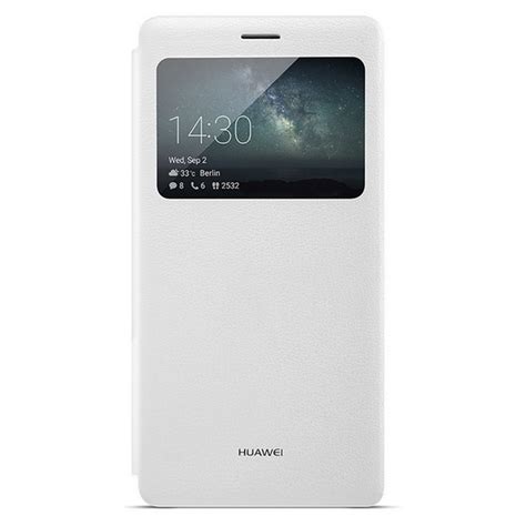 Huawei Custodia Originale Flip Cover Mate S White