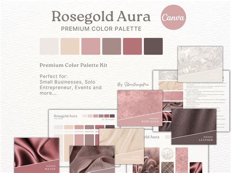 Rose Gold Color Palette