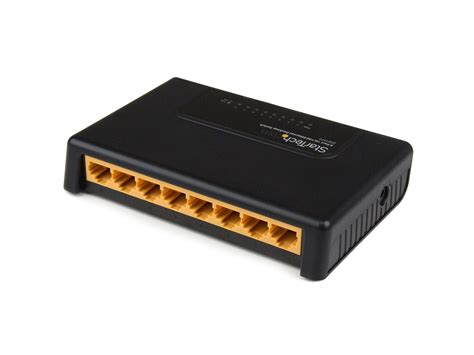 8 Port Fast Ethernet Switch 10 100 Desktop Wall Mount Network Switch At Cables N More