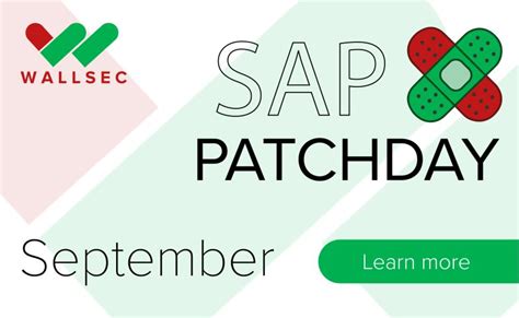 Wallsec On Linkedin Sap Sapsecurity Cybersecurity Infosec Patchday