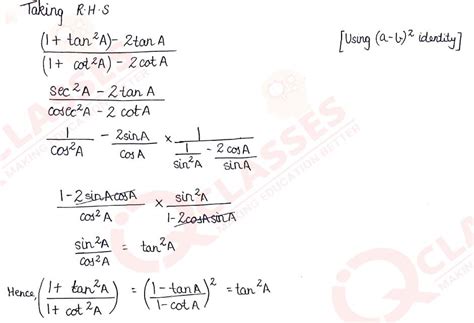 Class10 Icse Maths Important Questions Chapter Trigonometrical Identities