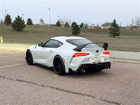 Mk4 Style Carbon Fiber Spoiler Wing Toyota Mk5 A90 Supra