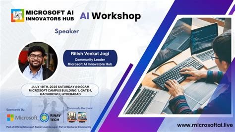 Aiworkshop Hackathon Microsoftai Aiinnovation Techevent Machinelearning Aihackathon