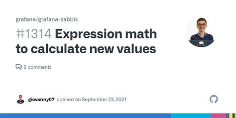 Expression Math To Calculate New Values Issue 1314 Grafana Grafana