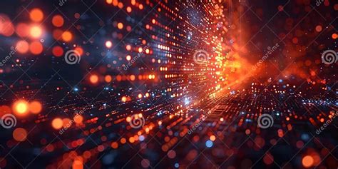 Abstract Image Of Computer Software Coding And Programming With A