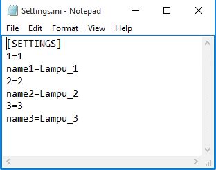 Writing Configuration Settings In The Ini File Download Scientific Diagram