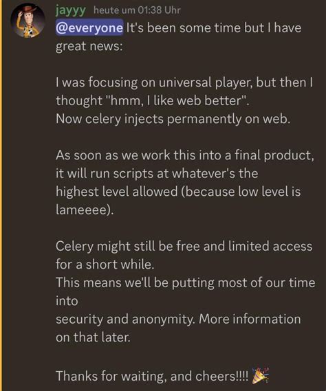 Celery Might Be Joining The “executor Behind Paywall” Trend R Robloxexploiting