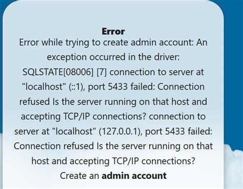 Issue With Accepting Connection During Nextcloud Setup Rpostgresql
