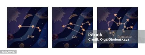 조디악 표지판의 양자리의 낙서 별자리는 점성술과 천문학의 벡터 일러스트를 표시합니다 우주 배경의 별자리 밝은 별 벡터에 대한 스톡 벡터 아트 및 기타 이미지 Istock