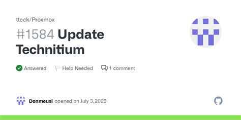 update technitium · tteck proxmox · discussion 1584 · github