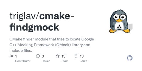 Github Triglav Cmake Findgmock Cmake Finder Module That Tries To Locate Google C Mocking