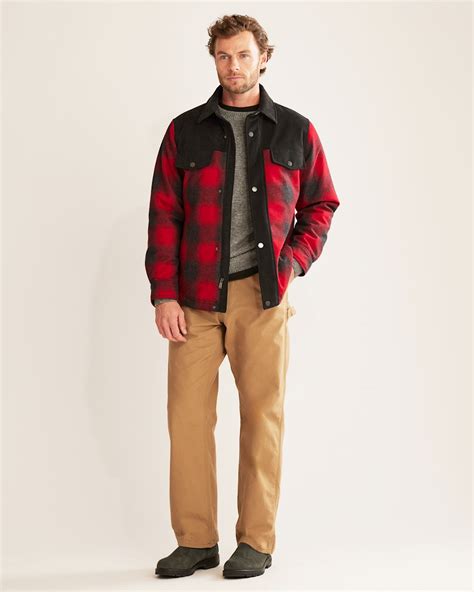 Stay Warm And Stylish In The Mens Timberline Shirt Jacket Pendleton