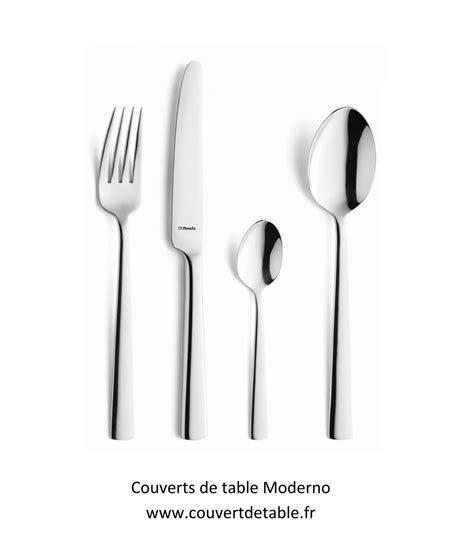 Couverts Design Inox 1810 Amefa Gamme Moderno Couvertdetablefr