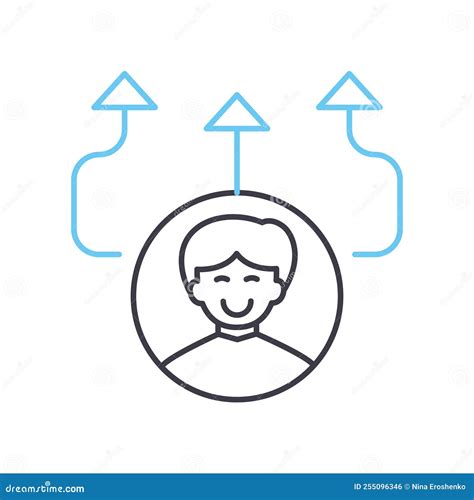 Flexibility Line Icon Outline Symbol Vector Illustration Concept
