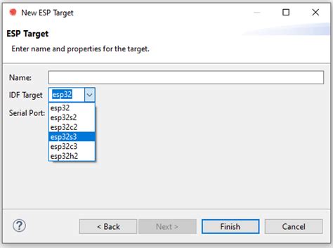 Doesnt Show Esp32c6 In Esp Target List Iep 895 · Issue 710 · Espressifidf Eclipse Plugin