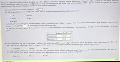 Use Statcrunch To Create A Frequency Distribution