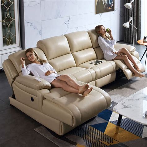 Recliner Sofa With Chaise Lounge Baci Living Room