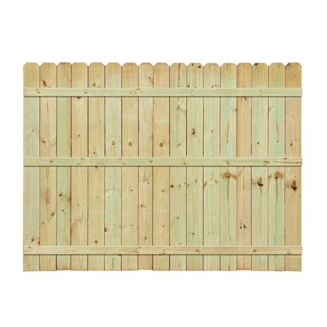 6 X 6 Pressure Treated Horizontal Wood Fence Panel At Menards