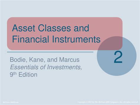 Ppt Asset Classes And Financial Instruments Powerpoint Presentation