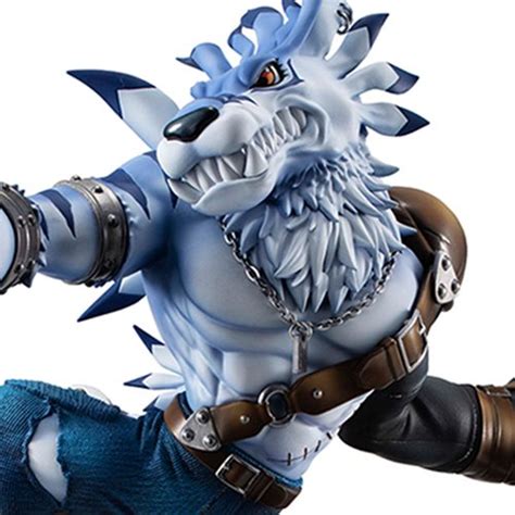Digimon Adventure Weregarurumon Precious G E M Statue